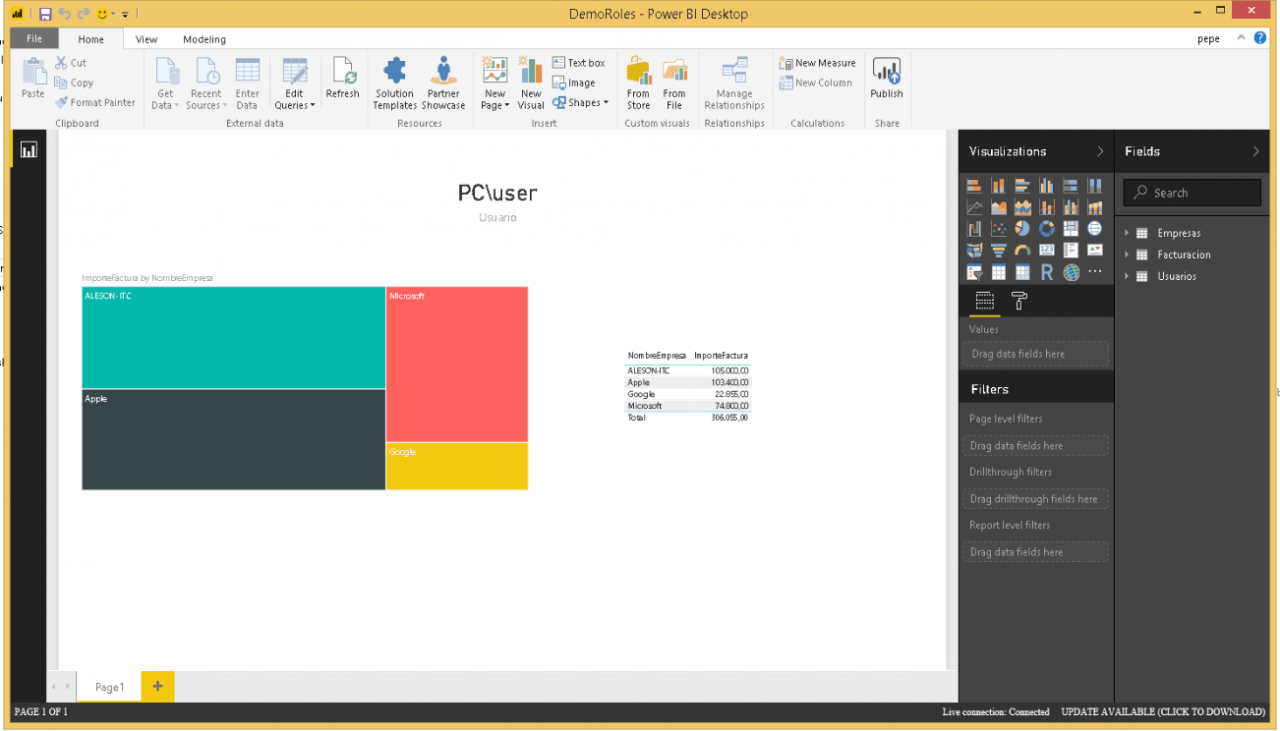 Working with roles on Power Bi and SSAS - Aleson ITC