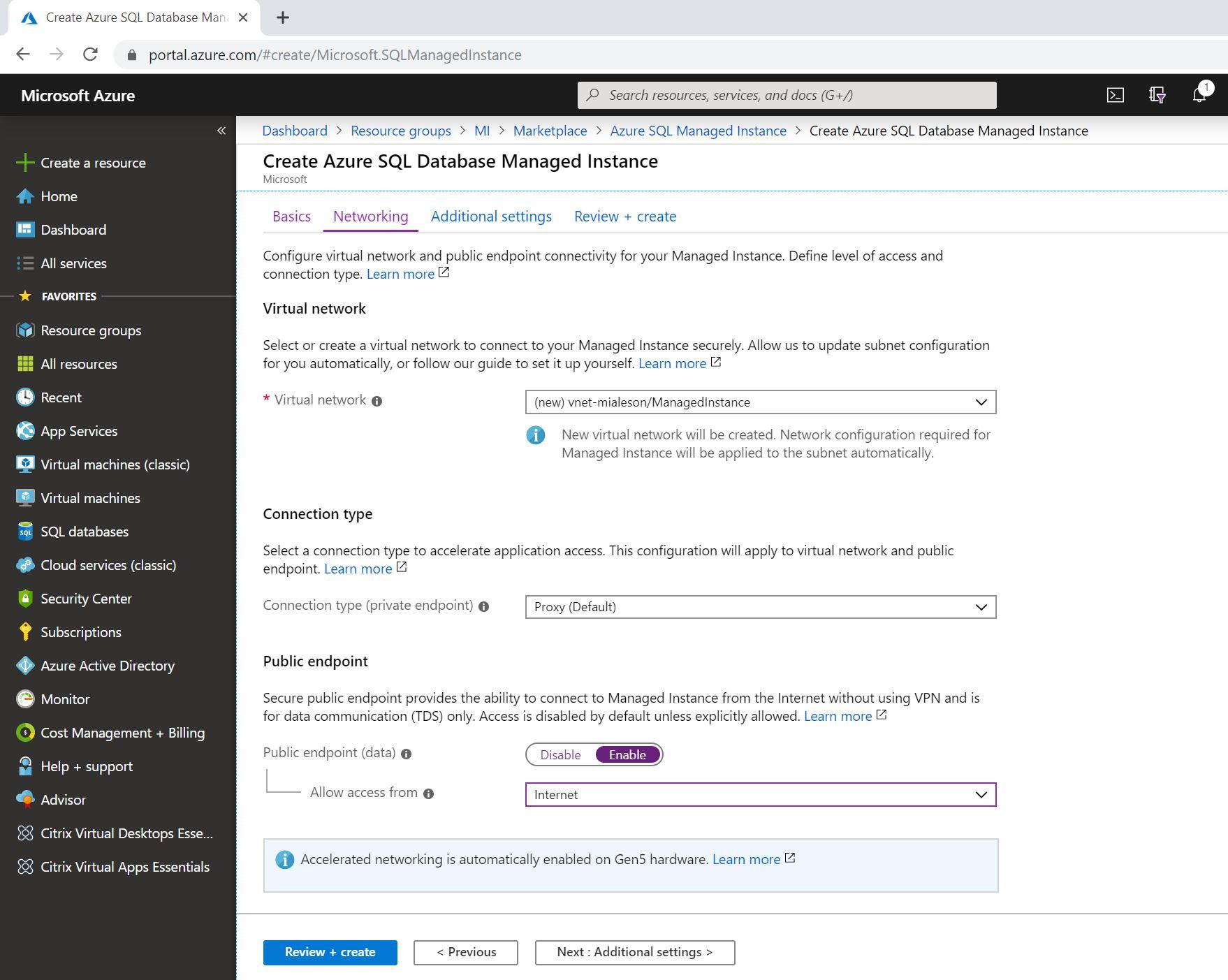 ☁ Cómo instalar Managed Instance en Azure - Aleson ITC