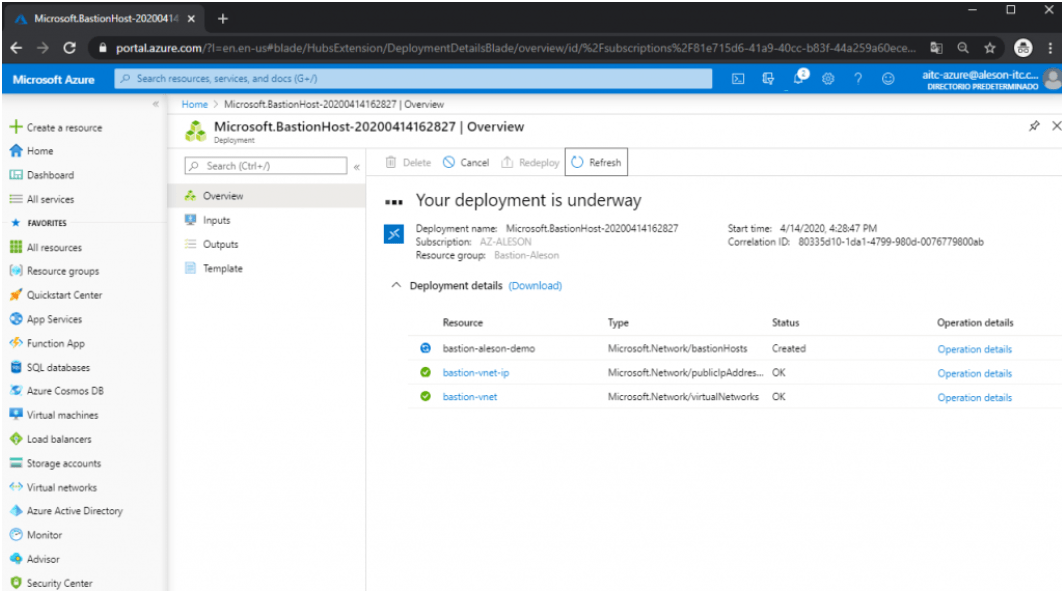 Azure Bastion: Securely connect (SSL) to your Virtual Machines - Aleson ITC